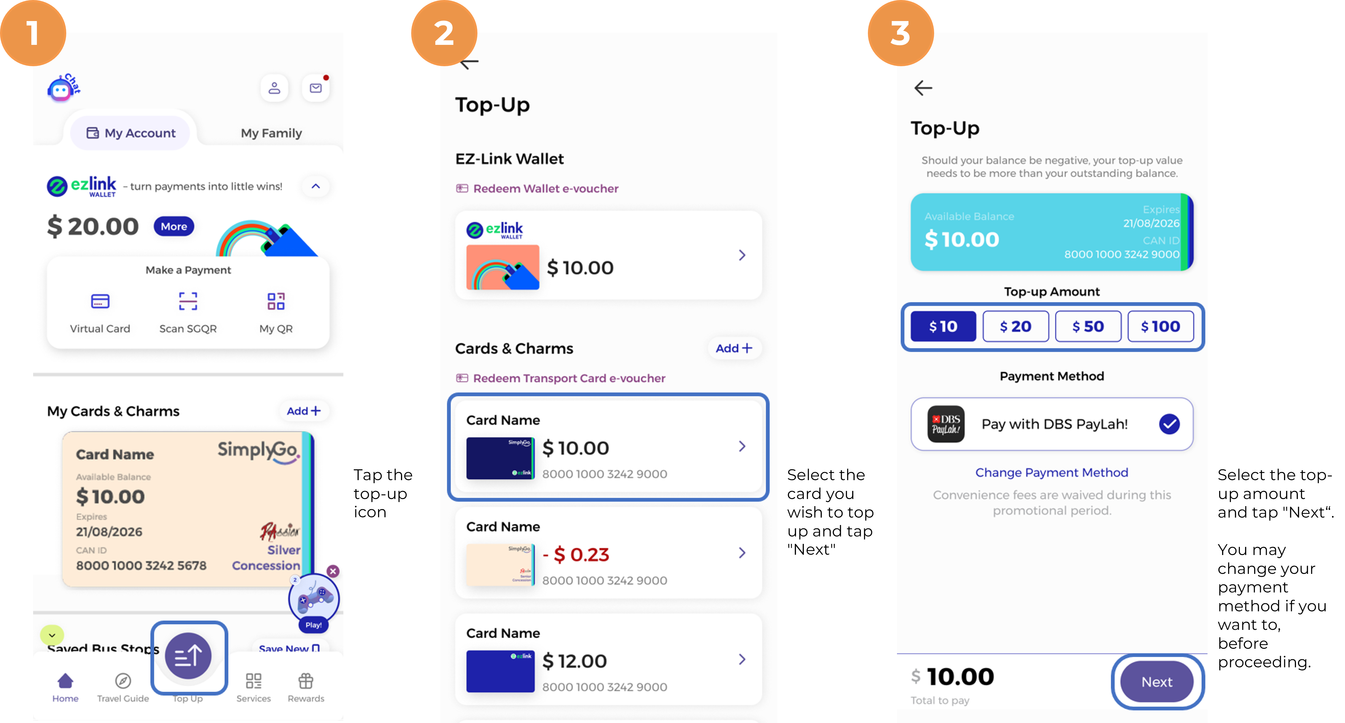 SimplyGo | FAQs for SimplyGo EZ-Link cards and charms